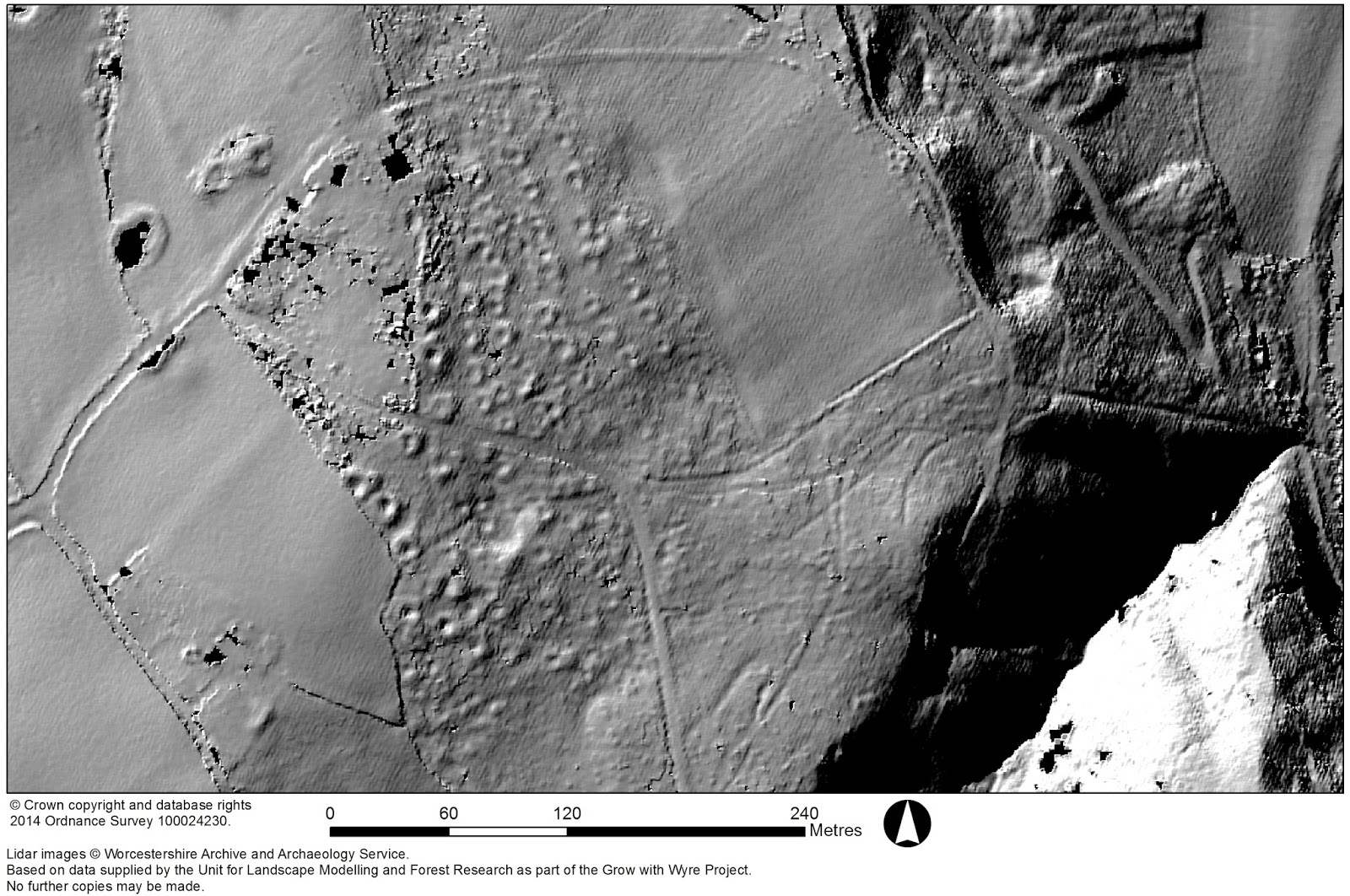Treasures from Worcestershire’s Past: ~17~ a LiDAR image of the 17th ...