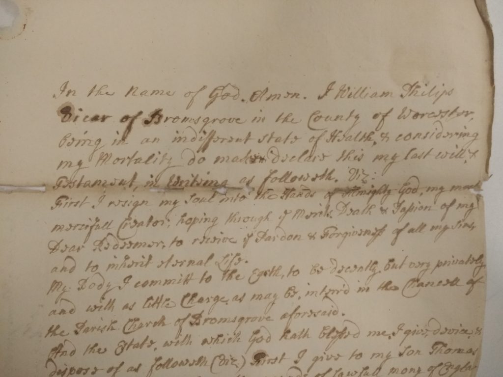 Explore Archives – Wills - Worcestershire Archive & Archaeology Service