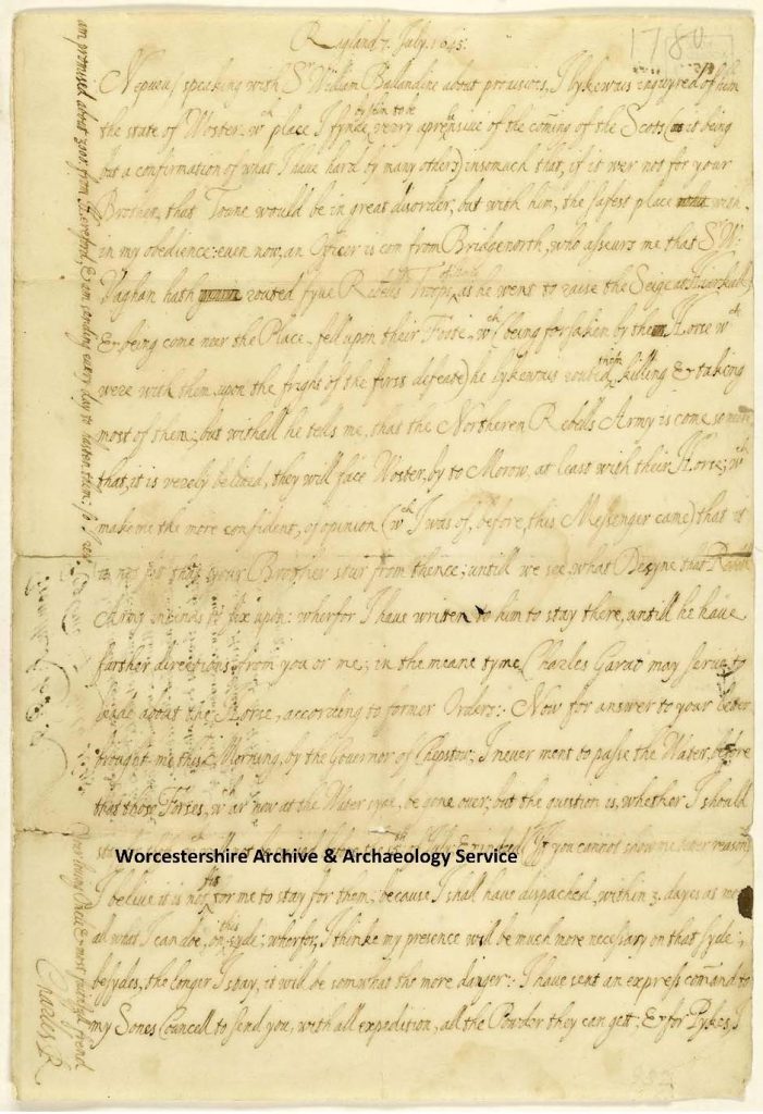 Civil War Display - Worcestershire Archive & Archaeology Service