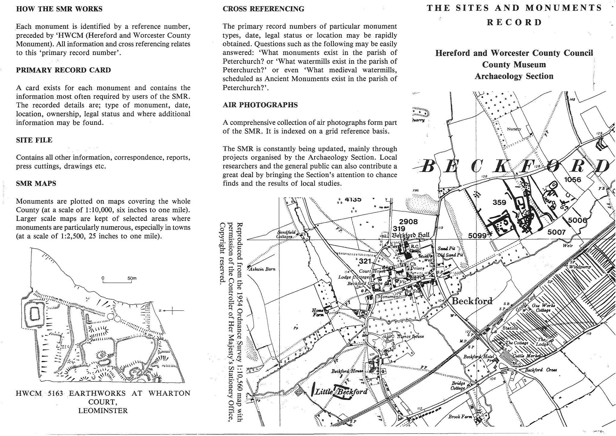 Archaeology 50: Historic Environment Record (or Sites and Monument ...