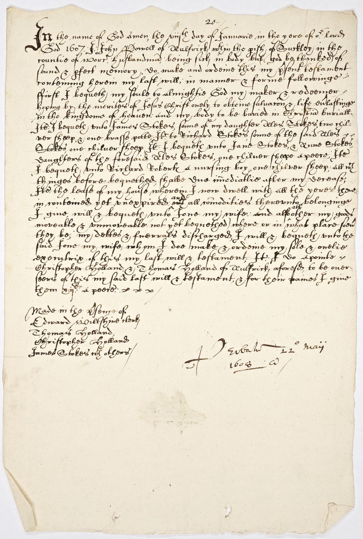 An introduction to reading secretary hand - Worcestershire Archive ...